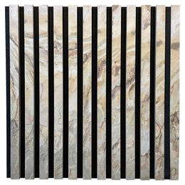 Akustikpaneel, Creme, Rot, Hellgrau, Dunkelgrau, Hellgelb, Beige, Holz, Kunststoff, Stein, Steinoptik, 60x60 cm, Tapeten & Wandverkleidungen, Akustikpaneele