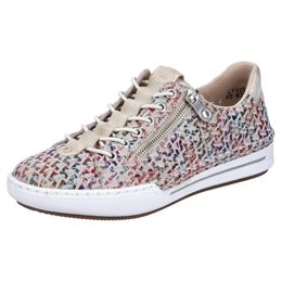 Rieker Sneaker Damen Gr&ouml;&szlig;e 40 beige / blau / lila / rot Sommerschuhe