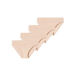 Schiesser Slip ' Invisible Light ' Damen Gr&ouml;&szlig;e S nude / sand