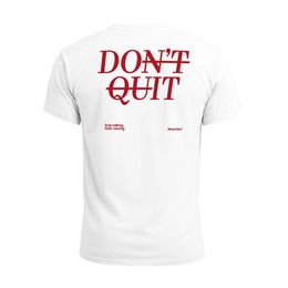 Neverless Shirt 'Don't Quit' Herren Gr&ouml;&szlig;e L wei&szlig;