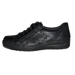 SOLIDUS Schn&uuml;rschuh Damen Gr&ouml;&szlig;e 41 schwarz Sommerschuhe