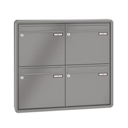 Renz RS2000 Aufputzbriefkastenanlage 4-fach RAL7016