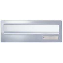 Renz Edelstahl Mauerdurchwurf Briefkasten T: 26,5 - 41 cm - RSK Klappe & Klingel
