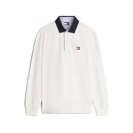 Tommy Jeans Shirt 'Ess' male size XXL Ecru / Navy / bright red