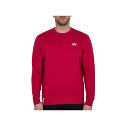 Alpha Industries Sweatshirt 'Basic Small Logo' Herren Gr&ouml;&szlig;e XXL dunkelrot