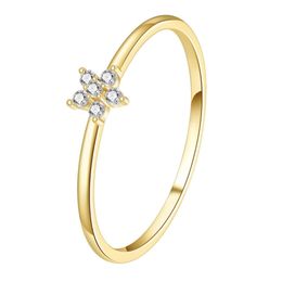 Dear Me Ring 'Bloom Ring' Damen Gr&ouml;&szlig;e 52 gold