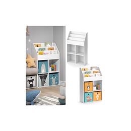VICCO B&uuml;cherregal Luigi Ordnerregal Aktenregal Standregal Regal B&uuml;ro Wei&szlig;