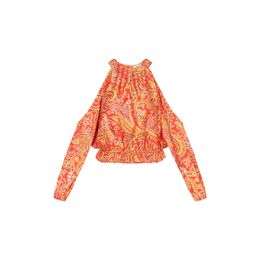 Aleida Bluse Damen Gr&ouml;&szlig;e L gelb / orange / pink / wei&szlig;