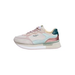 Pepe Jeans Sneaker 'RUSPER RACER' Damen Gr&ouml;&szlig;e 39 pastellblau / hellgrau / petrol / rosa Sommerschuhe