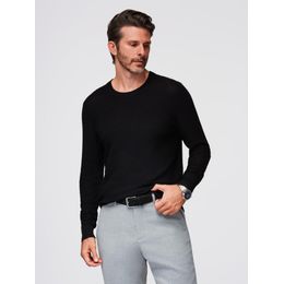 Ombre Pullover 'OM-SWSW-0181' Herren Gr&ouml;&szlig;e L schwarz