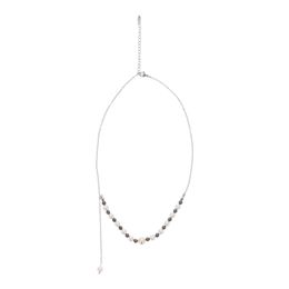 NAEMI Kette Damen Gr&ouml;&szlig;e One Size schwarz / silber / perlwei&szlig;