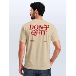 Neverless Shirt 'Don't Quit' male size XXL Nude