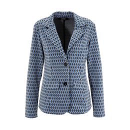 Aniston Selected Aniston SELECTED FM Kurzblazer Damen Gr&ouml;&szlig;e 40 blau / nachtblau / wei&szlig;