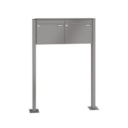 Renz Basic B freistehende 2-fach in Wunsch-RAL mit Fu&szlig;platten mit Soft Close
