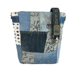Sunsa Umh&auml;ngetasche 'Sunsa' Damen Gr&ouml;&szlig;e One Size blue denim / grau