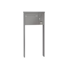Renz Tetro freistehende Briefkastenanlage mit Sprechanlage RAL7016