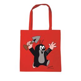 logoshirt Shopper 'Der kleine Maulwurf - Juhu' female size One size Mixed colors / Red