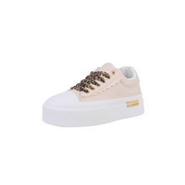 Ital-Design Sneaker Damen Gr&ouml;&szlig;e 40 beige / braun / offwhite Sommerschuhe