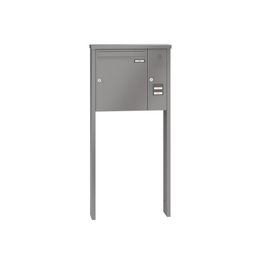 Renz Tetro freistehende Briefkastenanlage mit Sprechanlage RAL9007