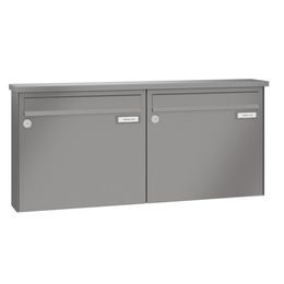 LEABOX 2er Aufputzbriefkastenanlage in RAL 9007 - LEA3