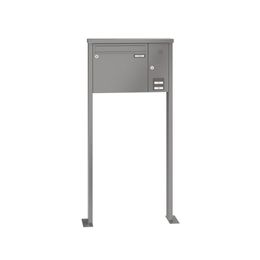 Renz Tetro freistehende Briefkastenanlage mit Sprechanlage RAL9016