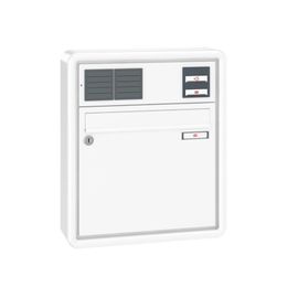 Renz RS2000 Aufputzbriefkastenanlage mit Sprechsieb RAL9016
