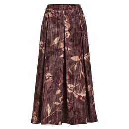 Madeleine Mode Madeleine Rock Damen Gr&ouml;&szlig;e 48 beige / karminrot