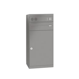 Renz Paketbriefkasten Qubo XL mit Briefkasten & Sprechsieb RAL9016