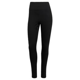 adidas Sportswear Sporthose 'Essentials High-Waisted' Damen Gr&ouml;&szlig;e XL/XXL schwarz / wei&szlig;