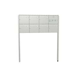 ONZO 7er freistehende Briefkastenanlage mit Sprechfeld in DB703 (einbetonieren)