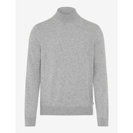 Brax Herren Strickpullover Style BEN platin, hellgrau, Gr. M