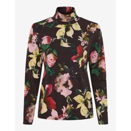 Brax Damen Langarmshirt Style CARINA L brunette, dunkelbraun, Gr. 38