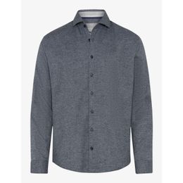 Brax Herren Hemd Style HAROLD navy, dunkelblau, Gr. L