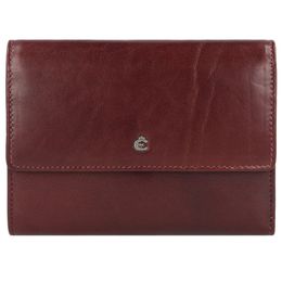 Esquire Portemonnaie 'Toscana' Damen Gr&ouml;&szlig;e XS/XL dunkelbraun / silber