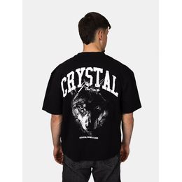 Crystal Paris Shirt 'Nightwolf' Herren Gr&ouml;&szlig;e L schwarz