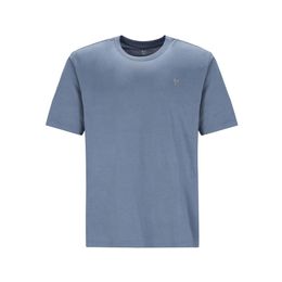 Hajo Shirt 'T-Shirt mit Rundhals' Herren Gr&ouml;&szlig;e S taubenblau