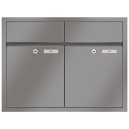 Renz Plan Unterputz Briefkastenanlage 2-fach RAL9007