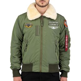 Alpha Industries &Uuml;bergangsjacke 'Injector III Air Force' Herren Gr&ouml;&szlig;e XL gr&uuml;n Sommerjacke