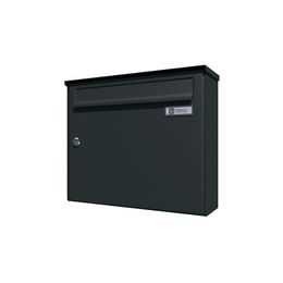 JU Aufputzbriefkasten in RAL 9007
