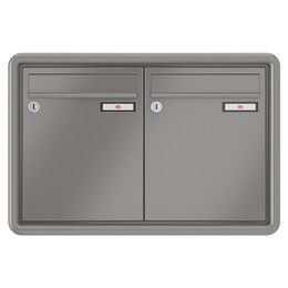 Renz RS3000 Unterputz Briefkastenanlage 2-fach 8 L RAL9016