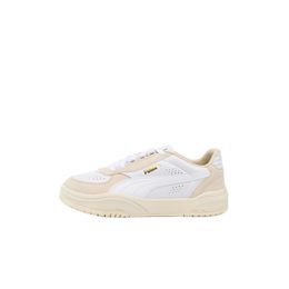 Puma Sneaker 'PLUS' Herren Gr&ouml;&szlig;e 44.5 ecru / wei&szlig; Sommerschuhe