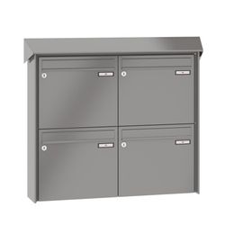 Renz Prisma Aufputzbriefkastenanlage 4-fach DB703