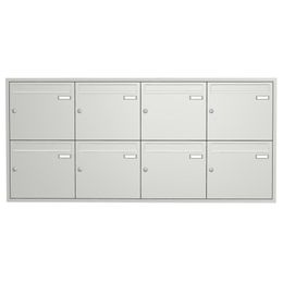 ONZO Unterputz-Briefkastenanlage in RAL 7016 8-fach mit 2ten Namensschild