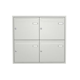 ONZO Unterputz-Briefkastenanlage in DB703 4-fach mit 2ten Namensschild