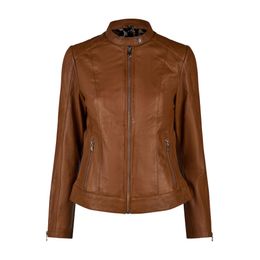 Apple of Eden Lederjacke Damen Gr&ouml;&szlig;e S cognac Sommerjacke