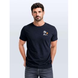 Neverless Shirt 'Palme' Herren Gr&ouml;&szlig;e XS navy