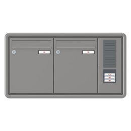 Renz RS3000 Unterputz Briefkastenanlage 2-fach mit Sprechsieb DB703
