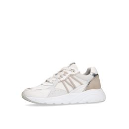 Manfield Sneaker Damen Gr&ouml;&szlig;e 38 beige / wei&szlig; Sommerschuhe