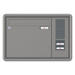 Renz RS3000 Unterputz Briefkastenanlage mit Sprechsieb rechts RAL7016