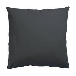 Bilderwelten Dekokissen Kissenbezug grau Unifarben - Mondgrau - Bett Couch Sofakissen Bezug & F&uuml;llung in 40x40 50x50 60x60